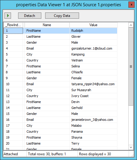 Extracting Key/Value Pairs JSON Structure into Tabular Format